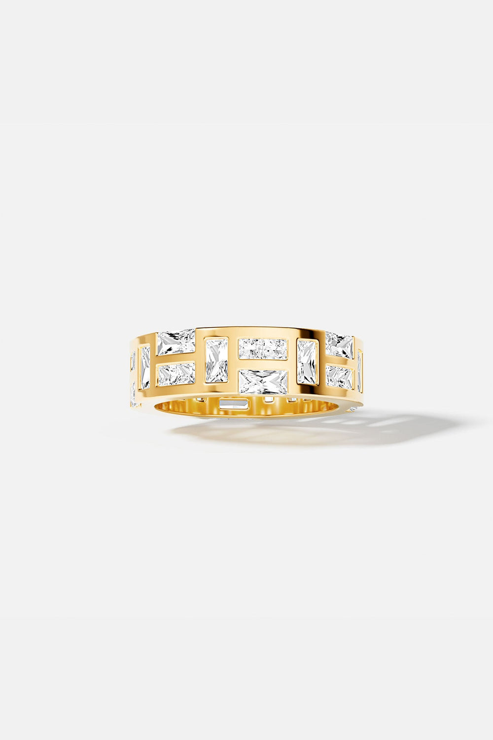 Yellow Gold Ice Ring | APM Monaco